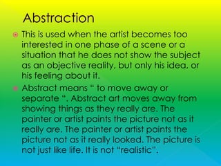 Methods of presenting the art subject | PPTX