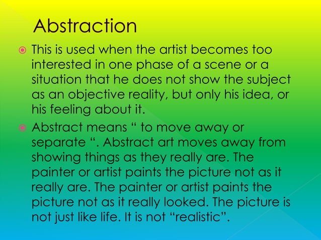 Methods of presenting the art subject | PPTX | Painting | Arts and Crafts