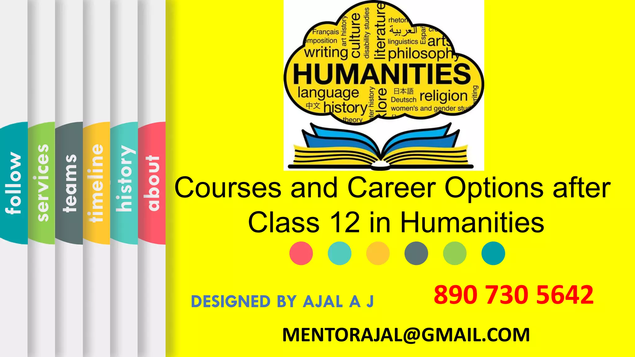 Courses and Career Options after Class 12 in Humanities | PDF