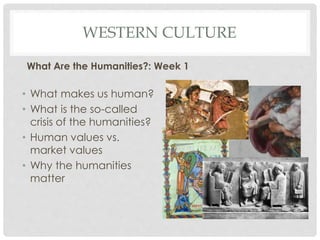 Humanities 100 Recap | PPT