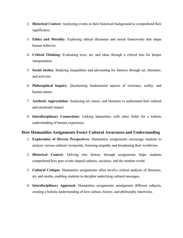 Humanities Assignment Help by Professional Experts.pdf