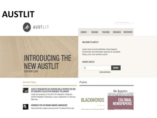 Humanities Networked Infrastructure (HuNI) | PPTX