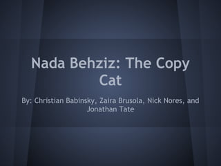Nada Behziz | PDF