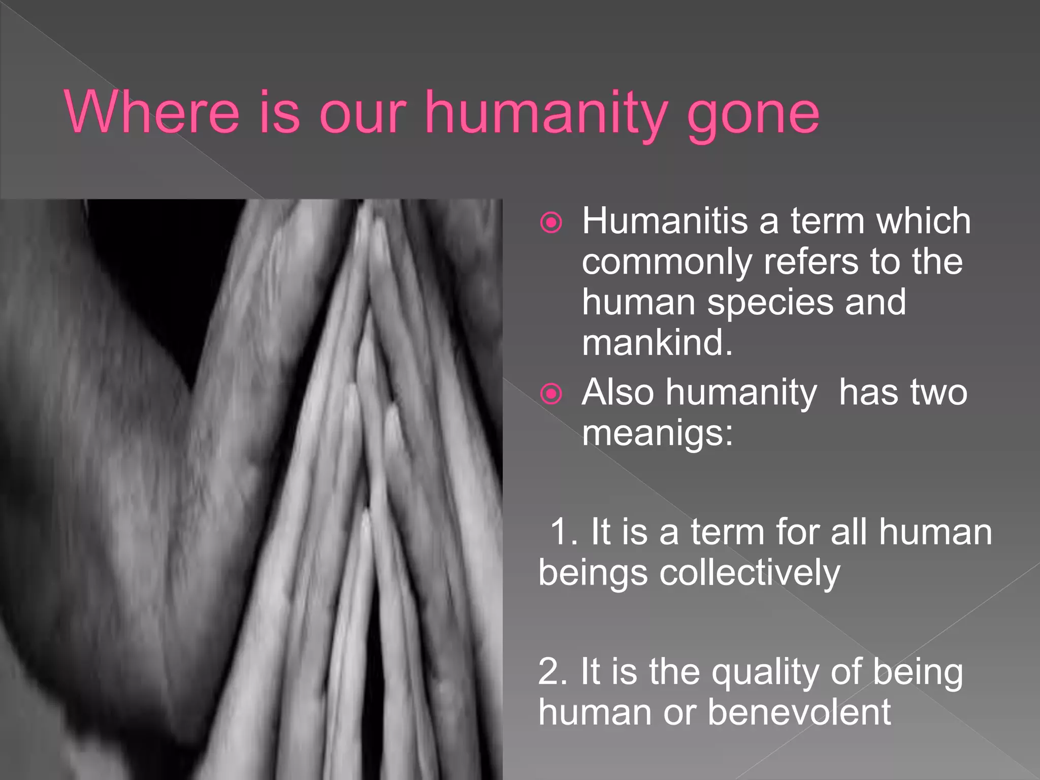 Humanity | PPTX