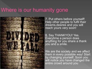 Humanity | PPTX