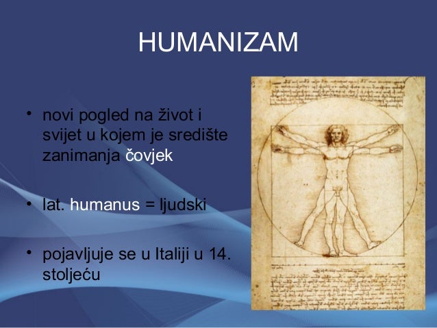 Humanizam i renesansa