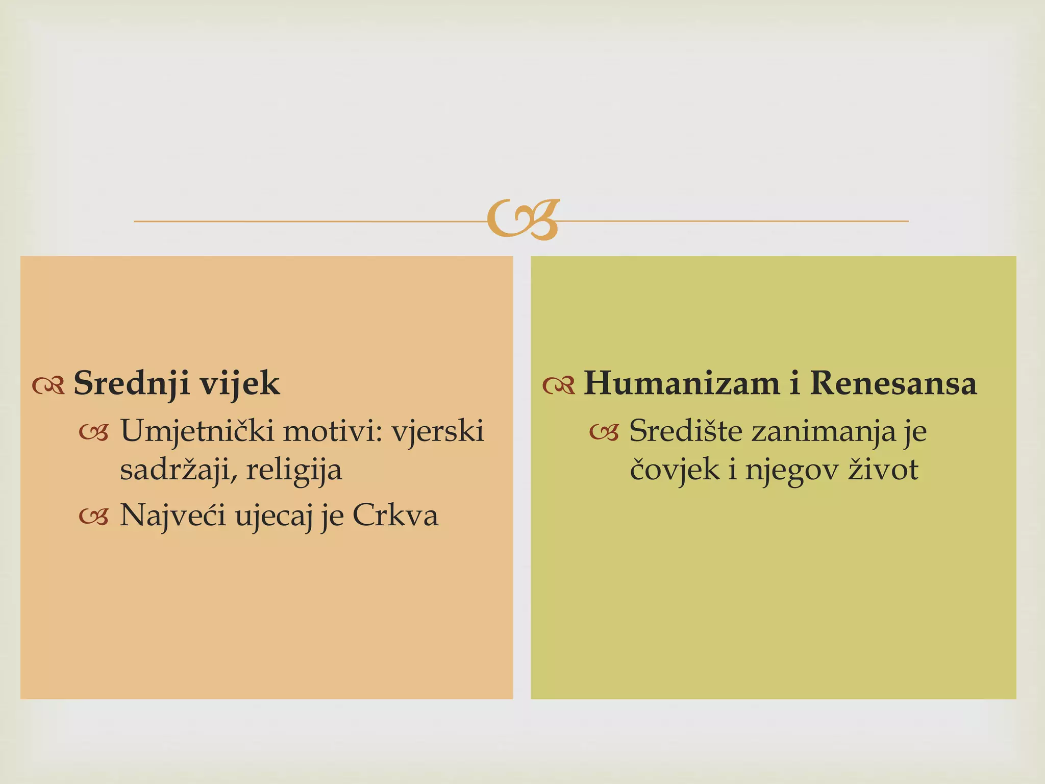 Humanizam i renesansa | PPTX