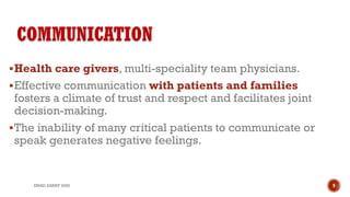 Humanization in icu 2020 | PDF