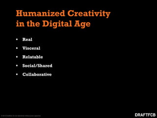 Humanizing Digital Creativity | PPT