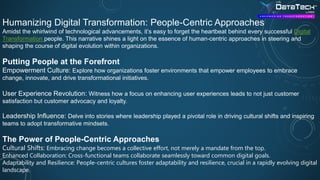 Humanizing Digital Transformation People-Centric Approaches. | PDF