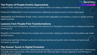 Humanizing Digital Transformation People-Centric Approaches. | PDF