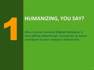 Humanizing the Digital Workplace | PDF | Business | Business and Finance