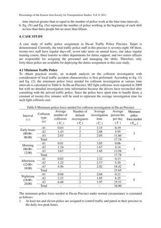 Humanizing The Traffic Police Assignment Case Of Taipei | PDF
