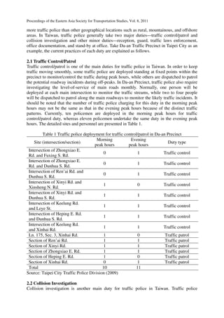 Humanizing The Traffic Police Assignment Case Of Taipei | PDF