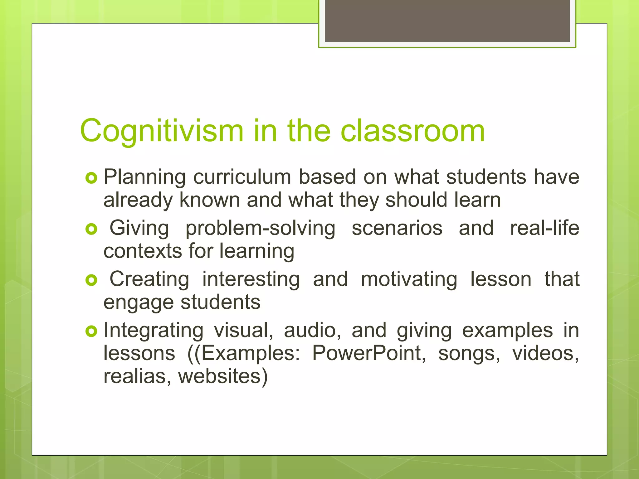 Human learning theories | PPTX