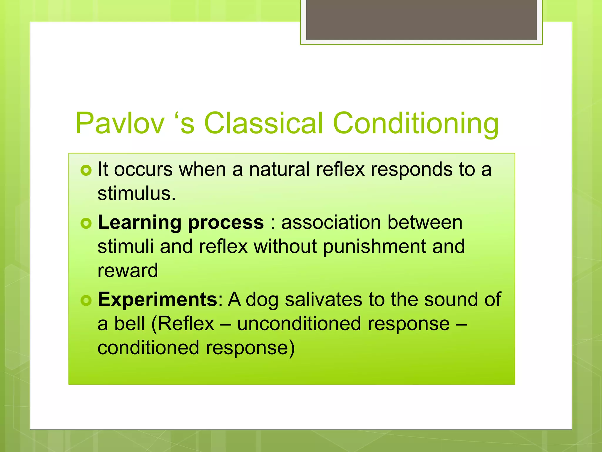 Human learning theories | PPTX