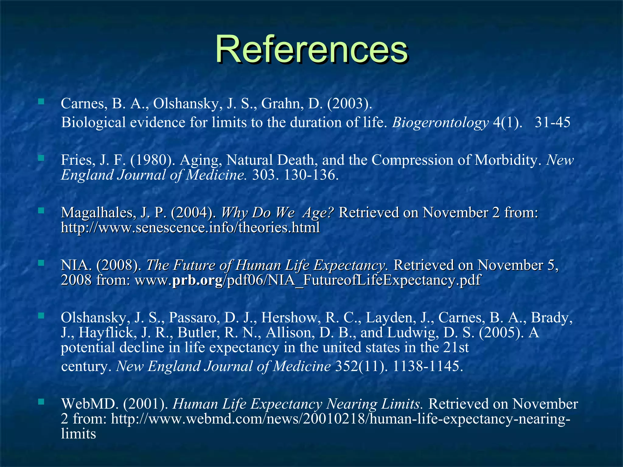 Human life expectancy | PPT