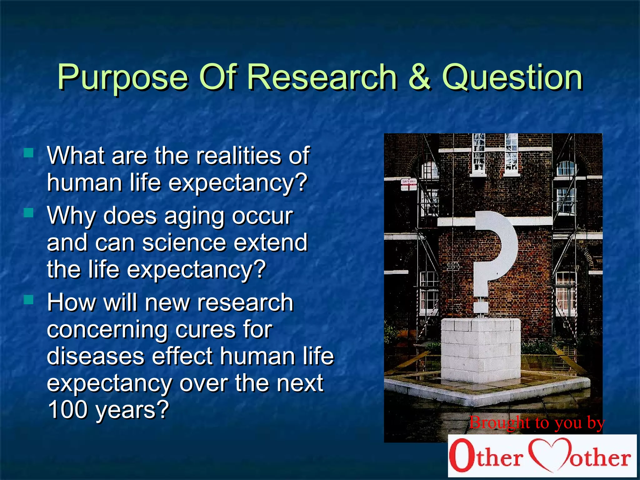 Human life expectancy | PPT