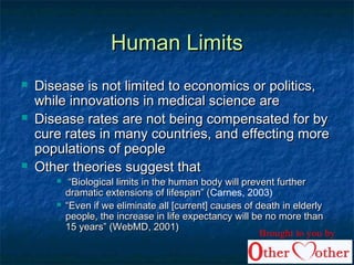 Human life expectancy | PPT