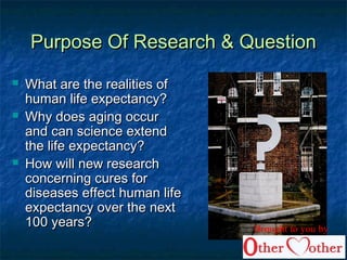 Human life expectancy | PPT