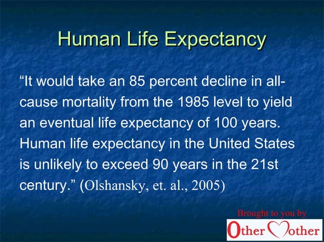 Human life expectancy | PPT