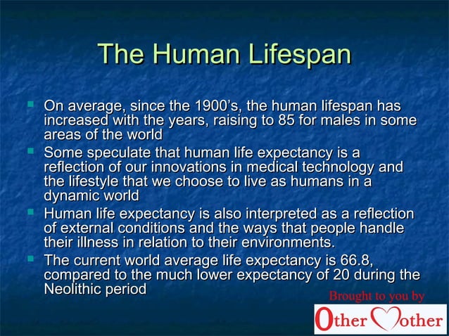 Human life expectancy | PPT