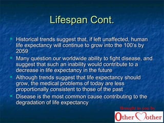 Human life expectancy | PPT