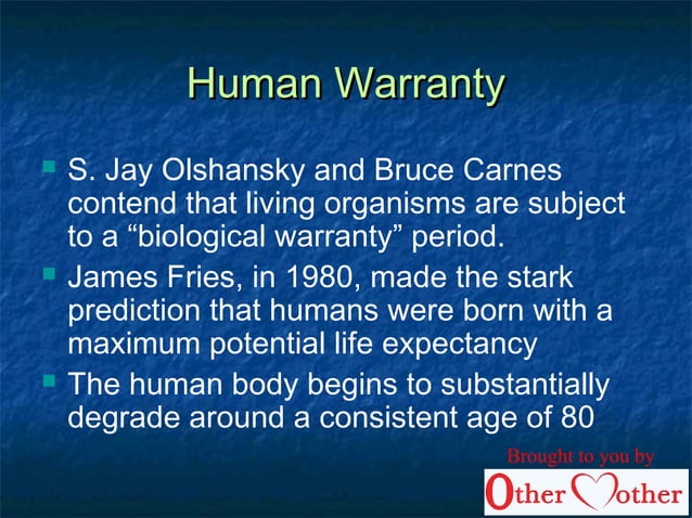 Human life expectancy | PPT