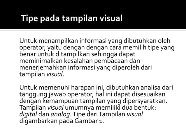 Human machine interface | PPTX
