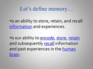 Human Memory