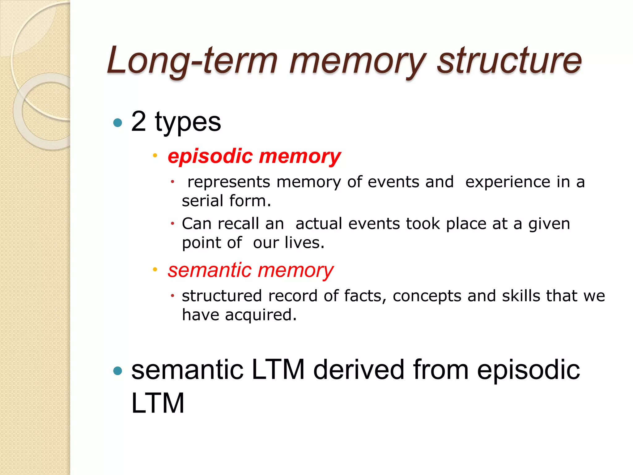 HCI Fundamentals - Part 2 : Human memory and thinking | PPT