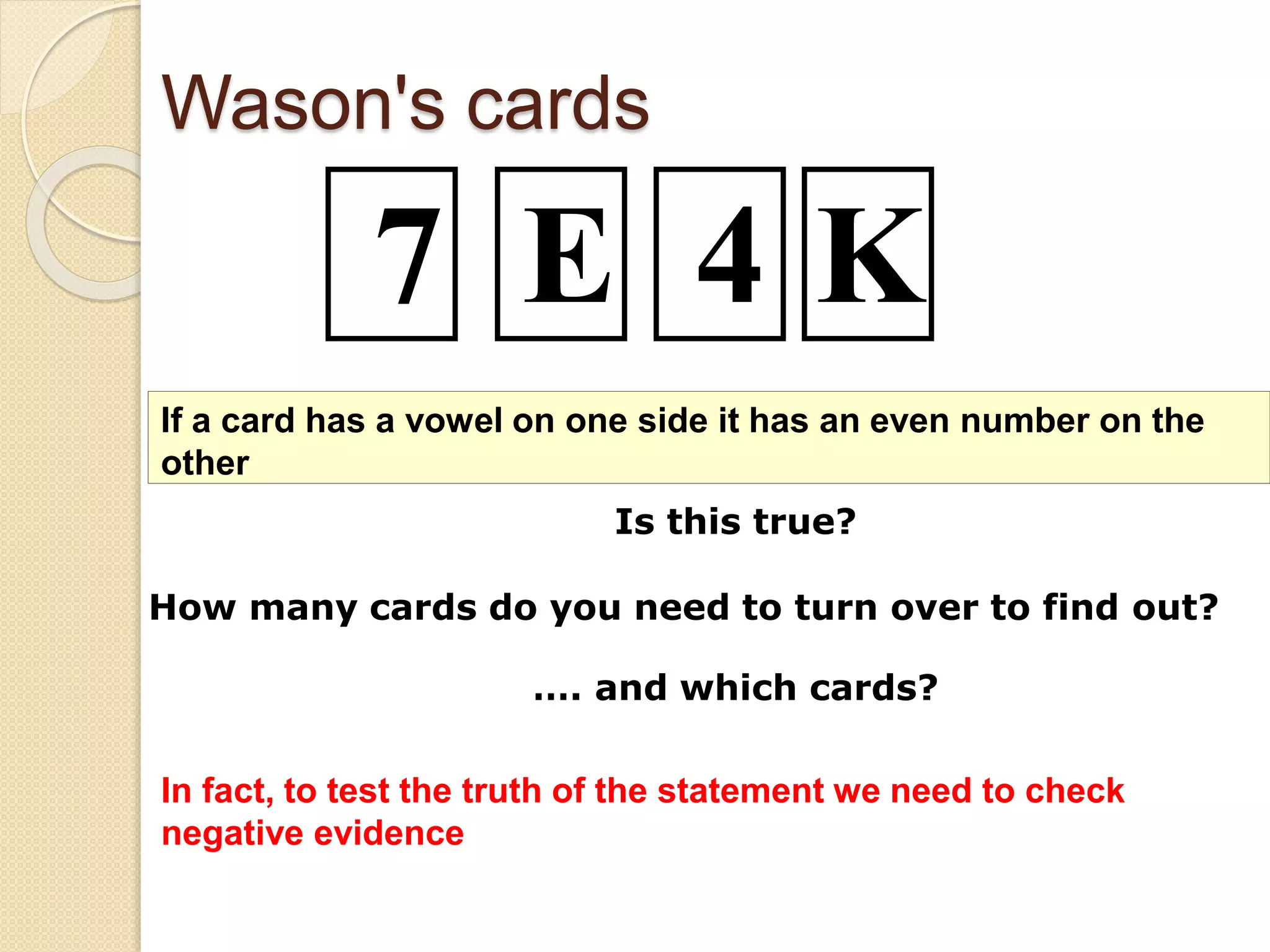 HCI Fundamentals - Part 2 : Human memory and thinking | PPT