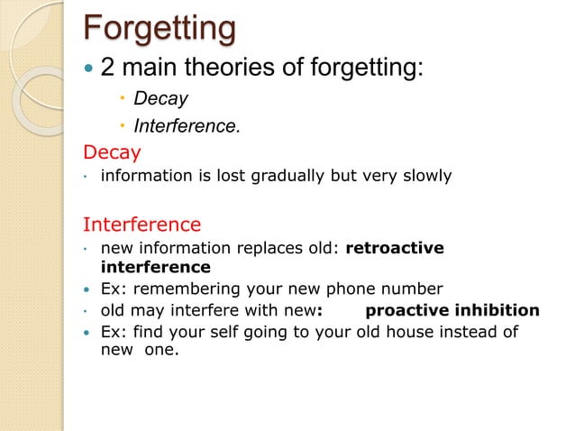 HCI Fundamentals - Part 2 : Human memory and thinking | PPT