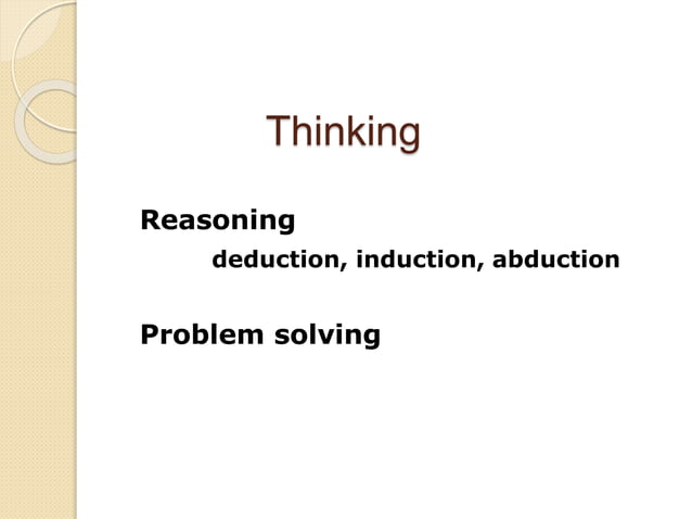 HCI Fundamentals - Part 2 : Human memory and thinking | PPT
