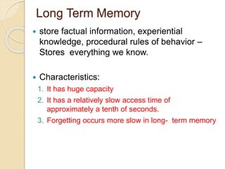 HCI Fundamentals - Part 2 : Human memory and thinking | PPT