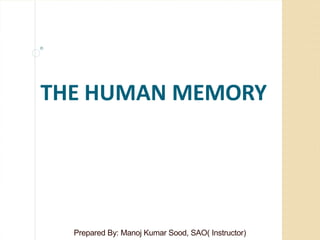 Human memory | PPTX