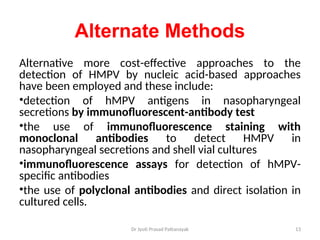 Human metapneumovirus (HMPV or hMPV).ppt