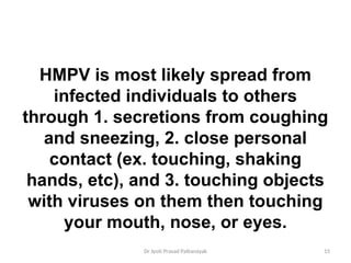 Human metapneumovirus (HMPV or hMPV).ppt