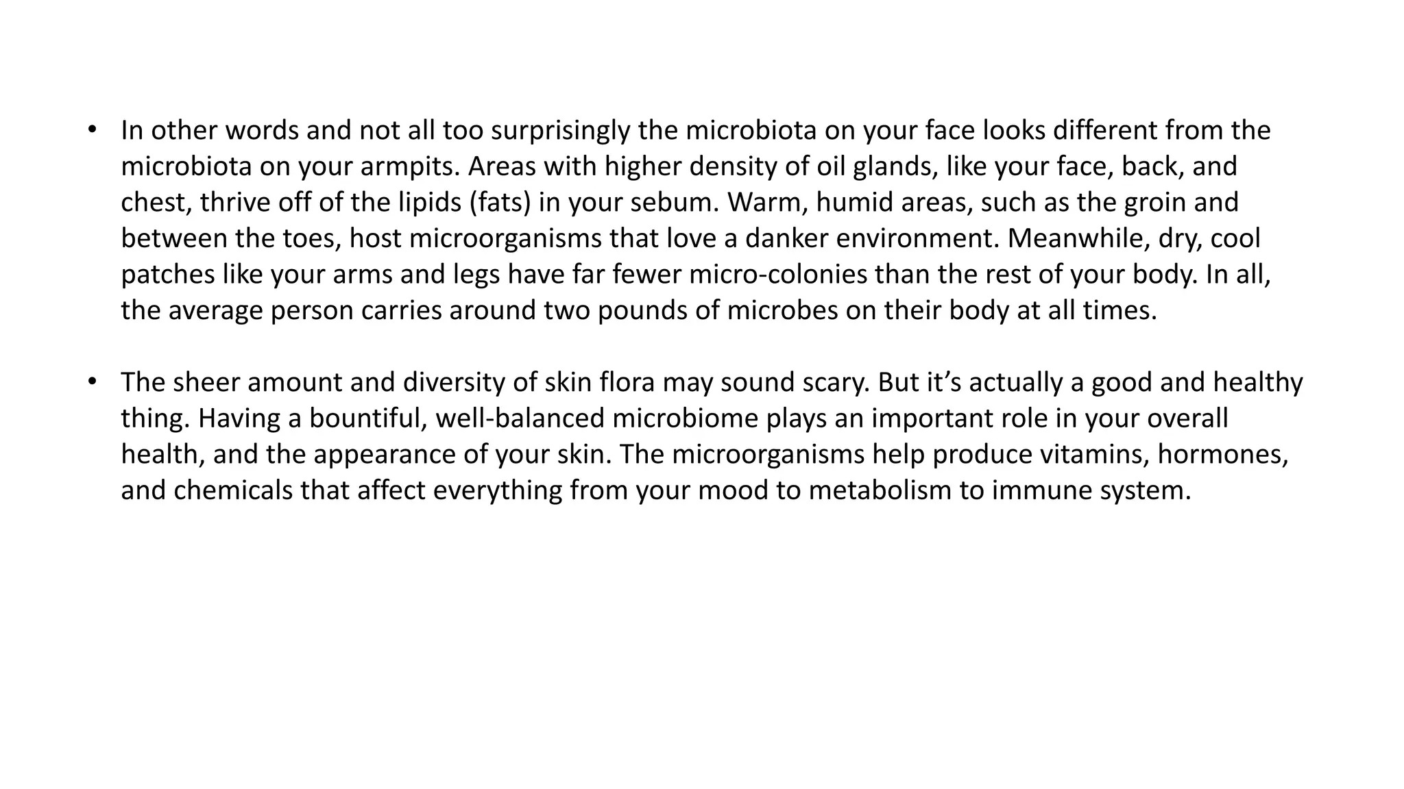 Human Microbiome.pptx | Skin and Dermatology | Diseases and Conditions