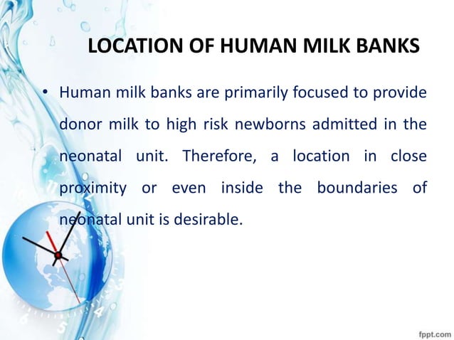 Human milk banking presentation | PPTX | Pregnancy | Reproductive Health