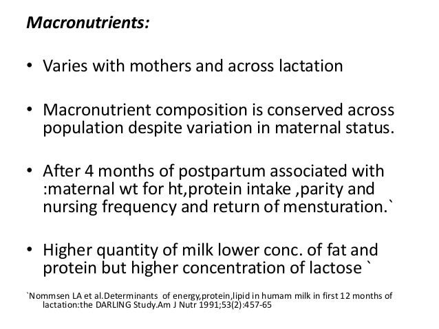 Human Milk Composition Jc