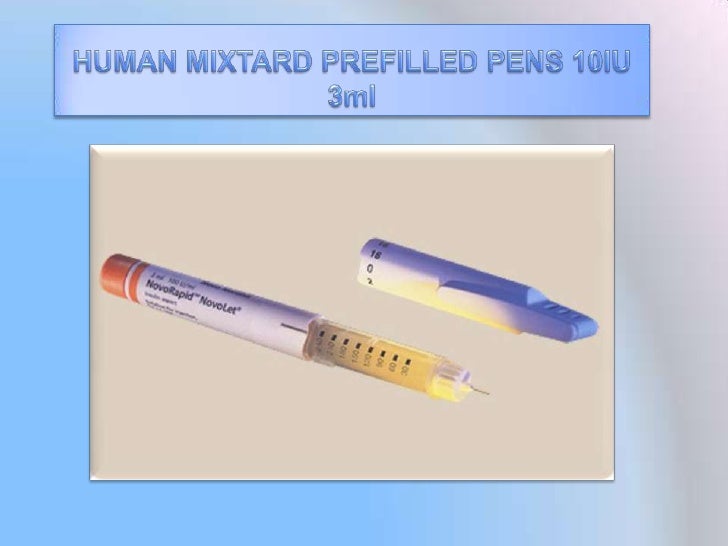 Presentation on Human mixtard