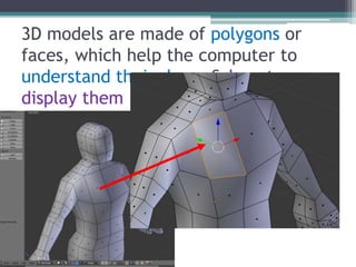 Intro to 3D modeling a human | PPTX