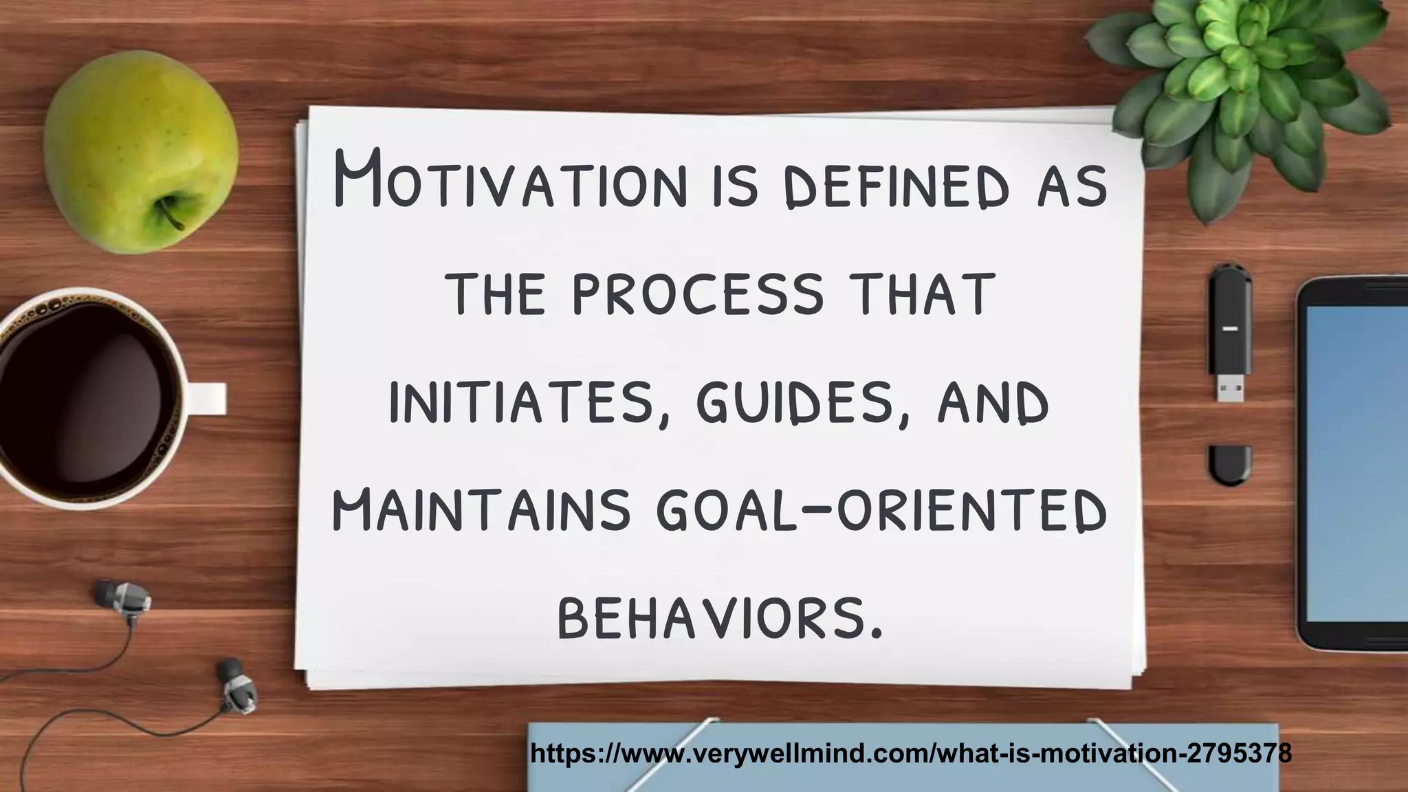 Human motivation | PPT
