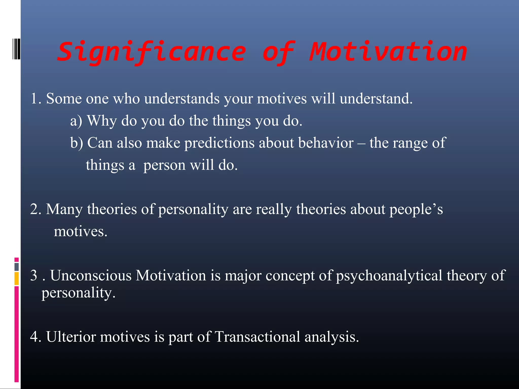 Human motivation and behaviour | PPT