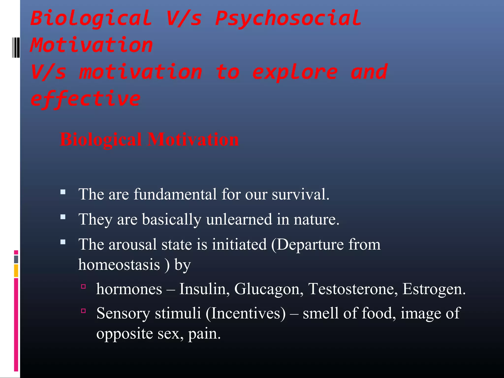 Human motivation and behaviour | PPT
