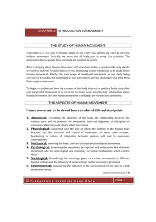 Human movement | PDF