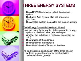 Sports Performance - body systems PowerPoint | PPT