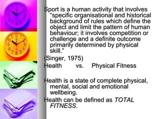 Sports Performance - body systems PowerPoint | PPT