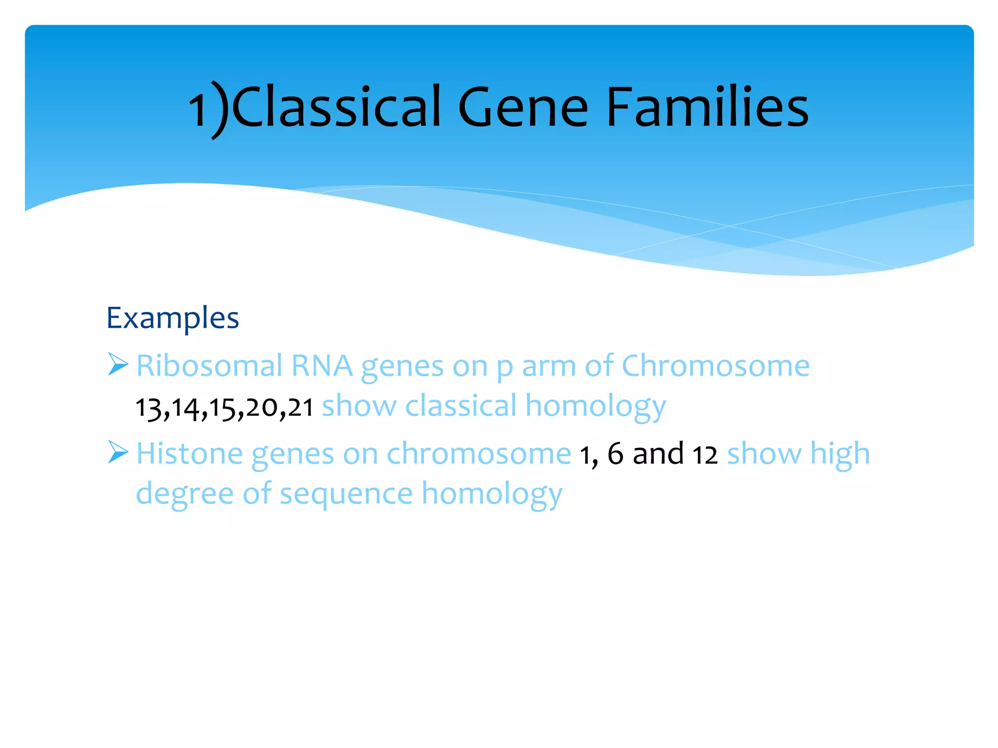 Human multi gene families | PPTX